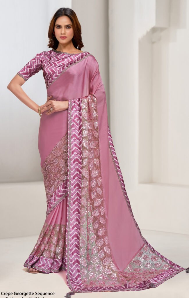 Modern Reception Sarees for Bride Wedding Saree